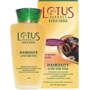 Lotus Herbals Kera-Veda Hairoots Active Herbal Tonic, 110ml : Amazon.in ...