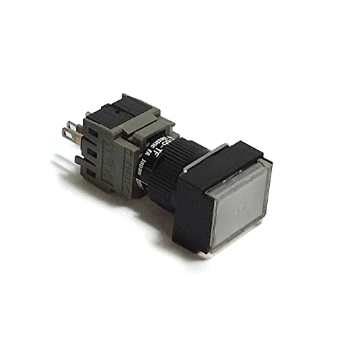 AH165-TFW11 | AH16F0T-11W | FUJI FLUSH RECTANGULAR HEAD WHITE 1NO+1NC ...