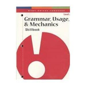 Amazon.com: Grammar, Usage, & Mechanics Skillbook Level J: Grade 10 ...