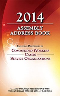 Amazon.com: 2014 Assembly Address Book & Commended Workers Directory ...
