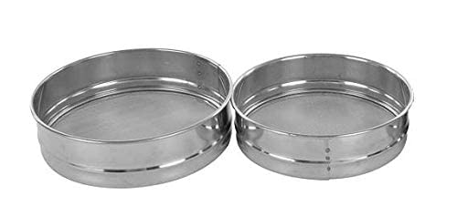 Viraj Store 2 Pieces Stainless Steel Flour Chalni,Spices,Food Strainers ...