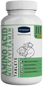Aniamor Amino Acid Multivitamin Tablets for Dogs and Cats | Helps in ...