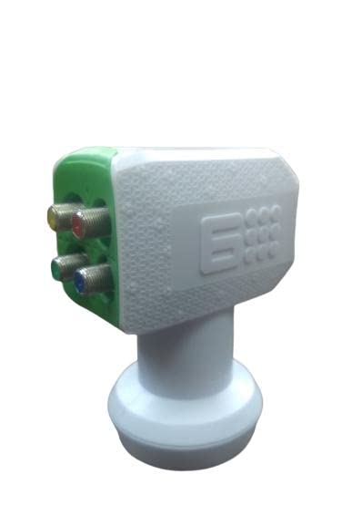 LNB 4 Port (Quad) LNB Compatible with TATA Sky, AIRTEL, Dish TV, Free ...