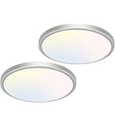 libtit 12 inch Flush Mount LED Ceiling Light Fixture, 3000K 4000K 6500K ...