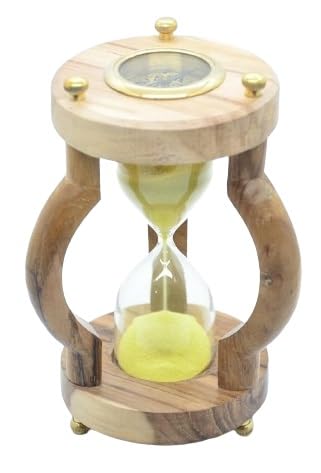 10 Minute Sand Timer Sandglass Clock Timer with Green Sand Timer 10 Min ...
