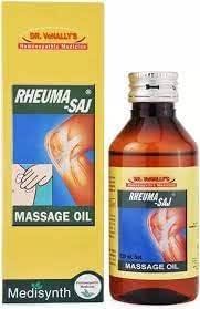 Buy Medisynth Rheuma-Saj Massage Oil (120 ml (Pack of 2)) Online at Low ...