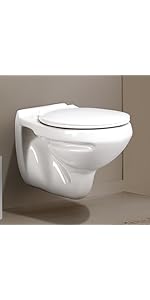 Hindware Fabio Neo Wall Hung Western Commode for Bathroom | Made of ...