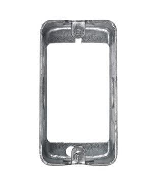 Raco 0665 4" x 2" Handy Box Extension, 1-7/8" Deep, 1/2" End Knockouts ...