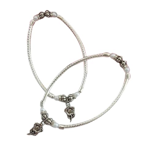 Buy Nirajal jewell Silver Casual Wear Stylish Rajasthani Style Kada ...
