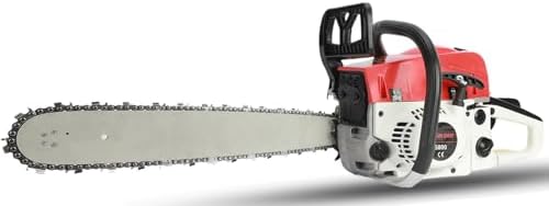 Supmix 62cc Gas Powered Chainsaw, 20-Inch Gasoline Powered Chain Saws, 3.4HP 2 Cycle Petrol ...
