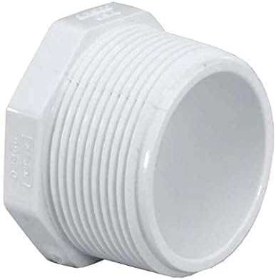 Amazon.com: 3/4 inch PVC Plug Male Threaded |3/4 Inch PVC Pipe End Cap ...