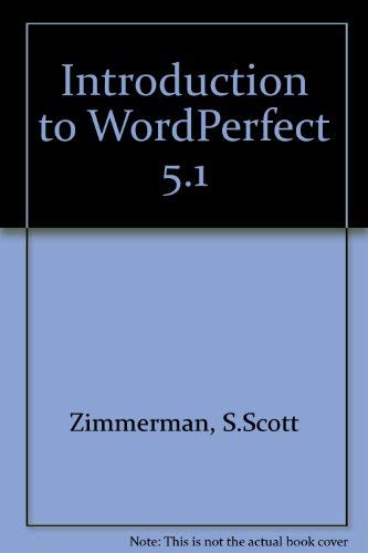 An introduction to WordPerfect 5.1 (Microcomputer applications for ...