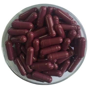 Nextonic Ayurveda Empty Maroon Gelatin Capsules Size 0, Pack Of 1000 ...