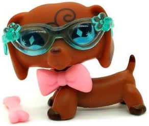 Amazon.com: Pet Shops Littlest LPS #640 Swirls Copper Dachshund Dog W ...
