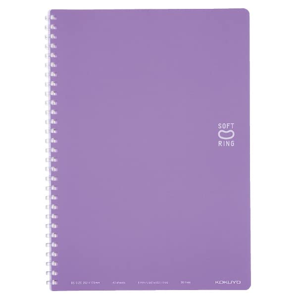 Amazon.com : KOKUYO Spiral Lined Notebook, 10'' x 7'' Pastel Journal B5 ...