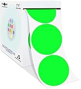 Amazon.com : PARLAIM 3 Inch Round Permanent Adhesive Color Cod Dot ...