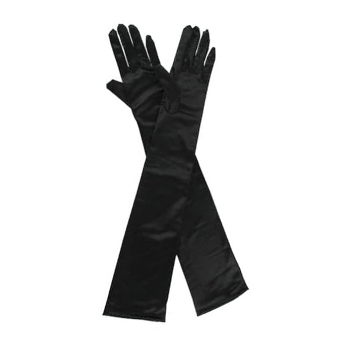 Buy Street27® Elegant Women's Satin Opera Gloves - Long Evening Formal ...