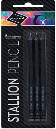 YOUVA Stallion Pencil (Pk Of 3 Pcs) : Amazon.in: Home & Kitchen