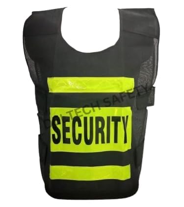 DELTECH SAFETY H12 High Visibility Reflective Security Jacket for Men ...
