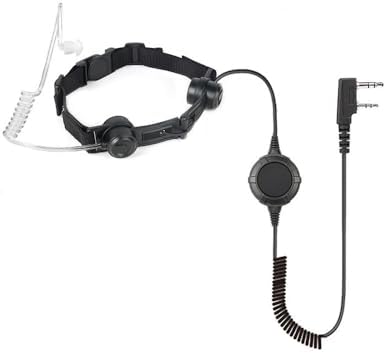 Amazon.com: BANDARICOMM Tactical Throat Mic Headset for Military ...