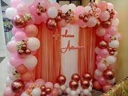 Square Shape Balloon Holder | Box Stand With Wooden Base Arches Made Of ...