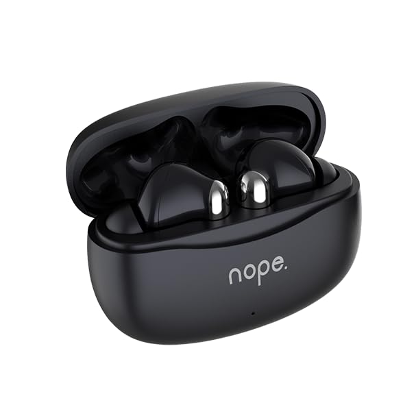 Nope Nuclear E1+ TWS Buds 45Hrs Playtime, Fast Charge, Quad Mic, BT5.1 ...