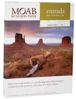 Moab Entrada Rag Fine Art, 2-Side Bright White Matte Inkjet Paper, 15.5 ...
