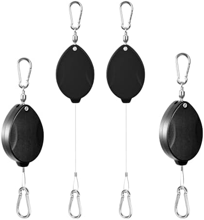 Amazon.com: HOGXUAE 3Pcs Upgraded Retractable Plant Hanger,Plant ...