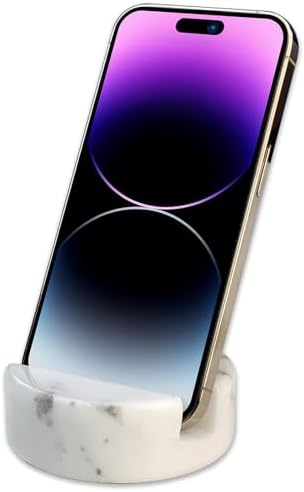 Amazon.com: CHISELED ST DF SK Elegant and Versatile White Marble Phone ...