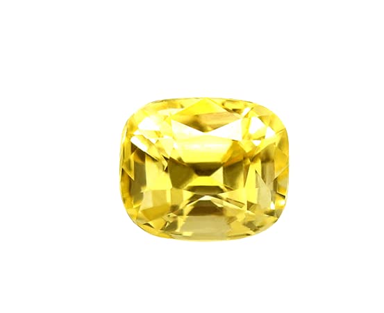 Venus Gems Gallery 6.40 Carat Yellow Sapphire Gemstone Original ...