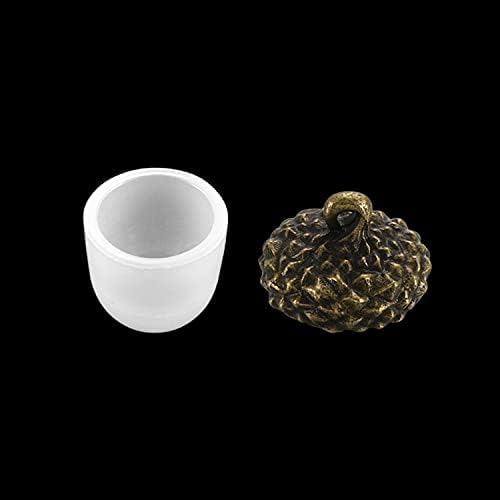 Amazon.com: Xidmold 3D Hazelnut Candle Mold Acorn Silicone Mold for ...