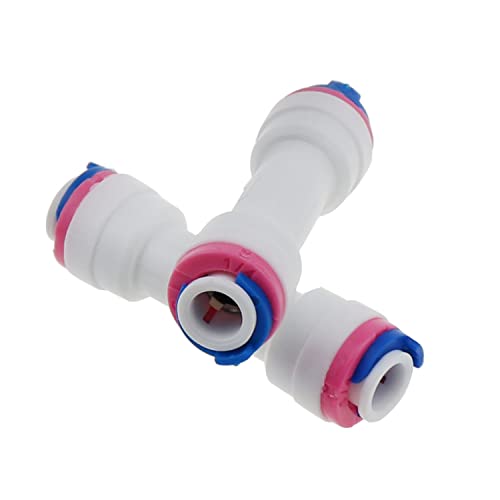 Check Valve ZZHXSM 2pcs 1/4" One Way Push Fit Straight Quick Connect ...