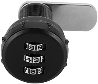 3 Digit Code Lock Zinc Alloy Combination Cam Lock Password Security ...