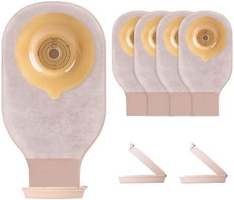 Amazon.com: 10 PCS Colostomy Bags with Clamp Closure, One Piece Convex ...
