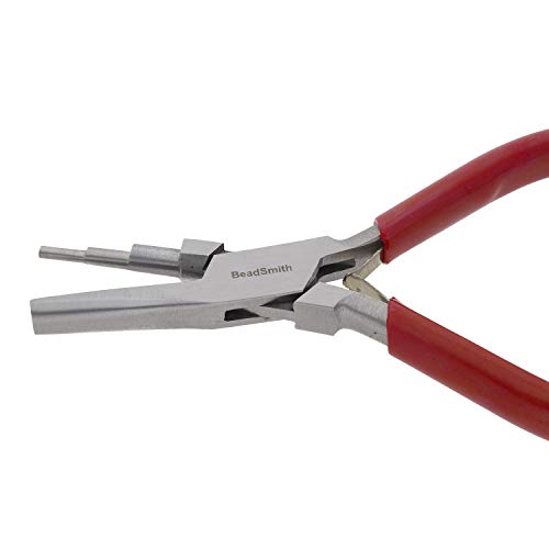 The Beadsmith 3-Step Round/Concave (Hollow) Pliers Creates 3-4-5mm ...