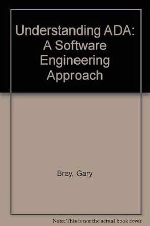 Amazon.com: Understanding ADA: A Software Engineering Approach ...