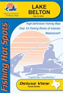 Amazon.com: Lake Belton Fishing Map: Sports & Outdoors