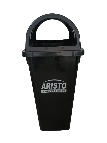 AIR O MATIC Plastic 80 Liter Dome Shape Dustbin | Dome Lid Dustbin ...