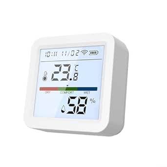 Smart WiFi Temperature Humidity Monitor, Temperature Humidity Sensor ...