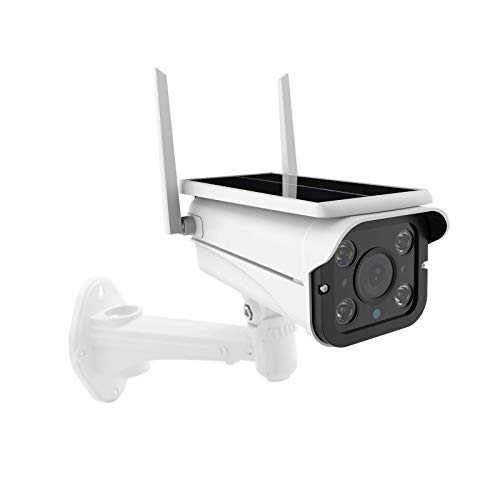 Outdoor Security Camera, SDETER Wireless 1080P WiFi Solar Powered ...