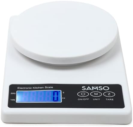 SAMSO Digital Kitchen Weighing Scale & Food Weight Machine for Health ...