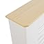 OHS Cream Radiator Cover Medium, Stylish Slatted Design Wooden Frame ...