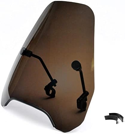 Krator 15" Smoke Tinted Windscreen Windshield Compatible with Kawasaki ...