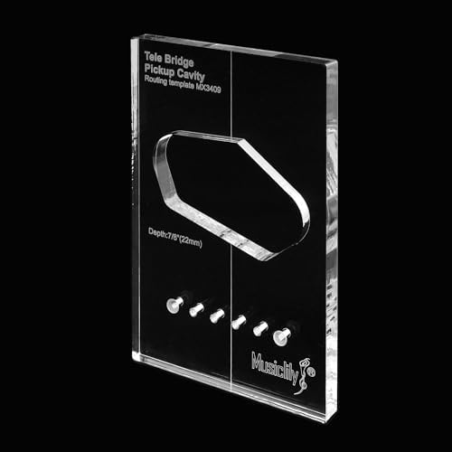 Amazon.com: Musiclily Pro CNC Accurate Acrylic Bridge Pickup Routing ...