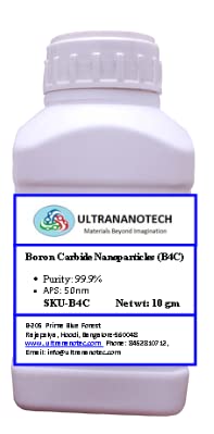 Ultranano Tech | Boron Carbide Nanopowder (B4C) (10 gm) : Amazon.in ...