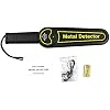 Amazon.com : ALLOSUN Hand Held Security Metal Detector Wand Metal ...