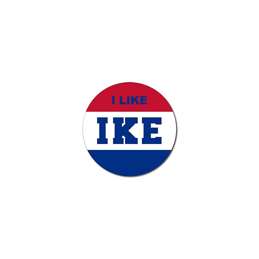 Buy MAGNET 4x4 inch ROUND I Like IKE Sticker (Eisenhower Election ...