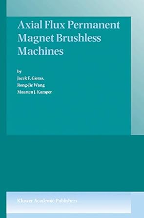 Axial Flux Permanent Magnet Brushless Machines | Amazon.com.br