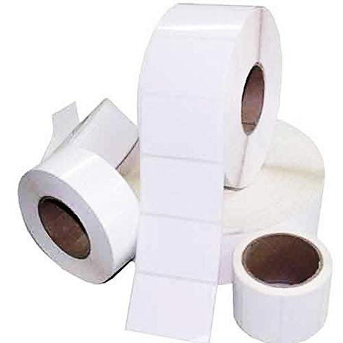 Barcraft White Polyester Non Tearable Plain Barcode Labels (Size : 50 x ...