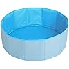Petsona Foldable Dogs Pool With Balls, Dry Pets Foam Ball Pit, Soft ...